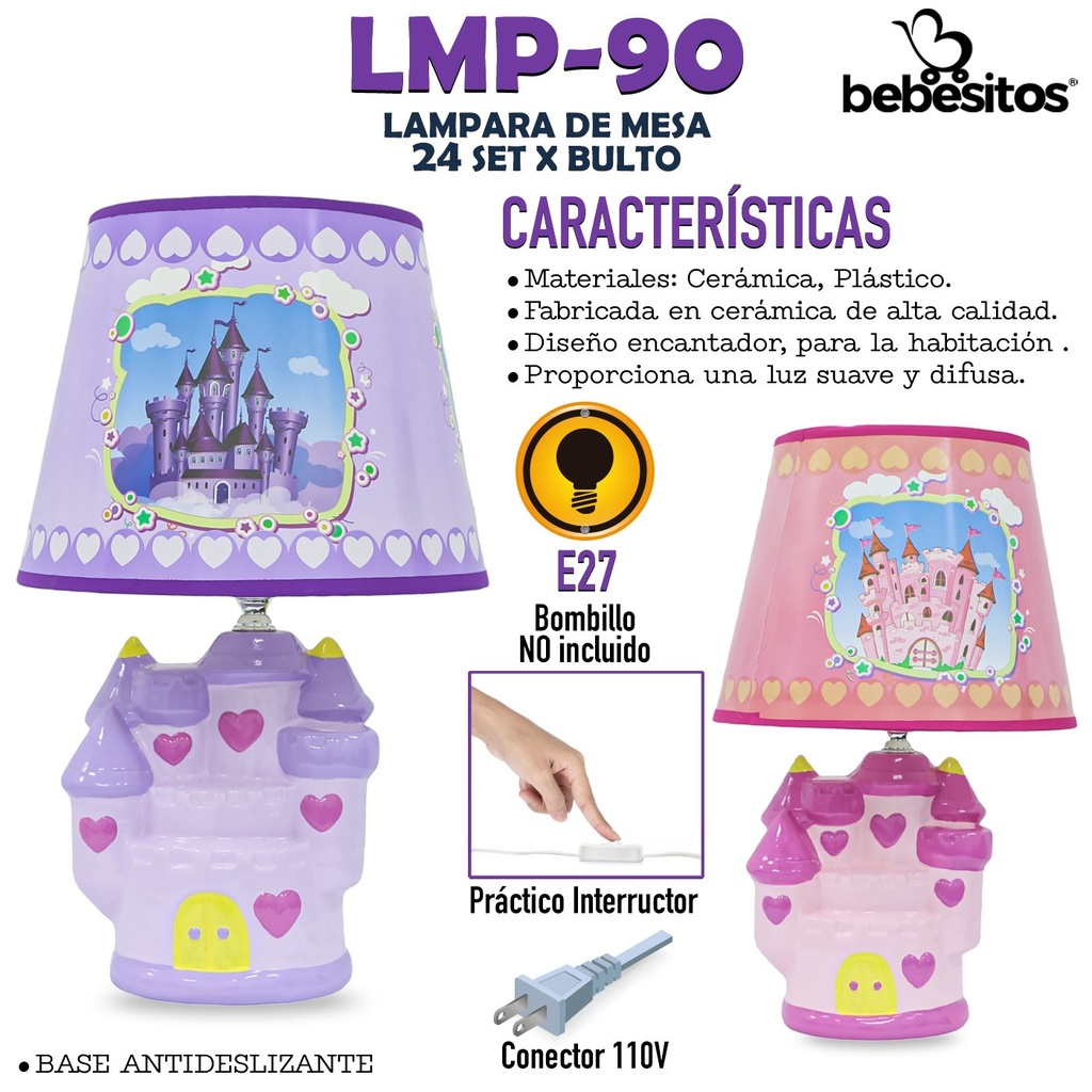 LMP-90 LAMPARA CASTLE | Bebesitos Venezuela